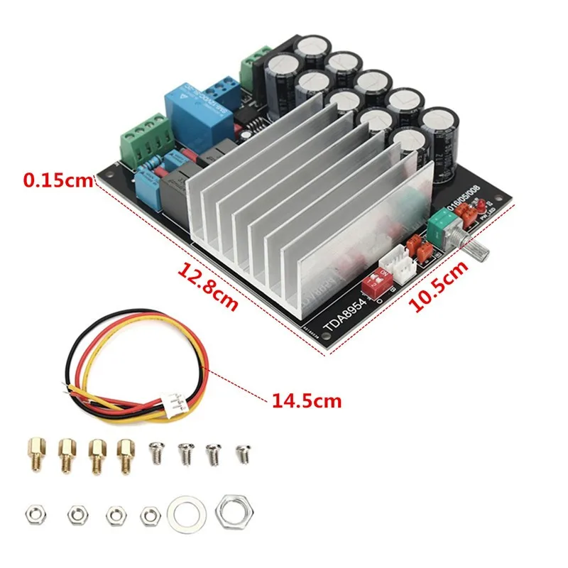 Tda8954 Digital Amplifier Board 210w + 210w Fever 2.0 Finished Class D ...