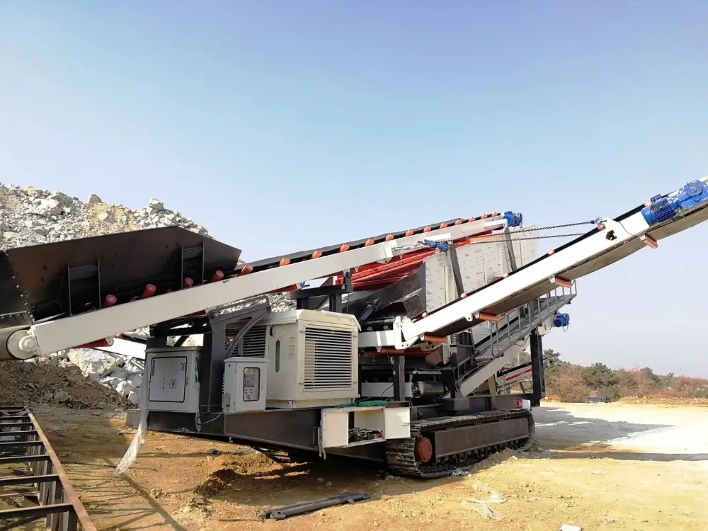 100-200tph Self-Propelled Crawler Crushing Plant - Easy Movable Stone ...
