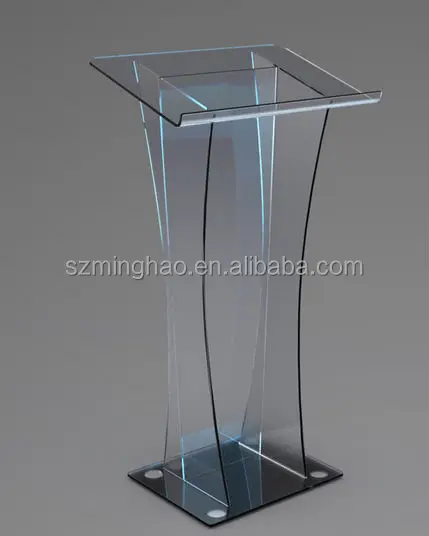 Custom Clear Acrylic Pulpit Lucite Church Podium - Buy Custom Perspex ...