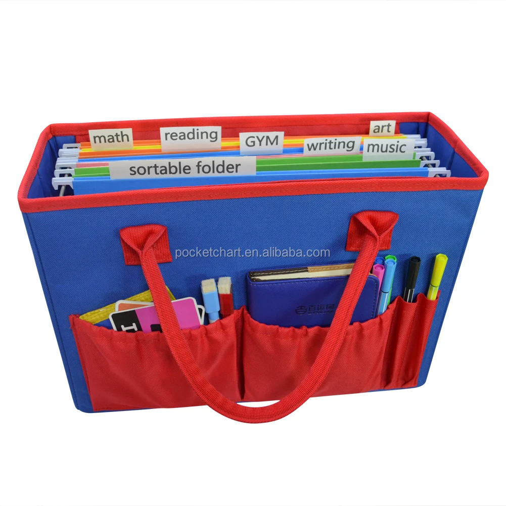 Portable Tote Bag - Perfect for Teacher Folding & File Organization