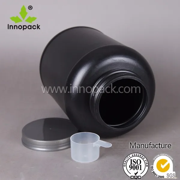 1kg 2kg Pet Black Loose Powder Plastic Protein Tub Container - Buy ...