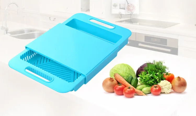 3 In 1 Kitchen Sink Cutting Board Removable Chopping Blocks With Drain ...