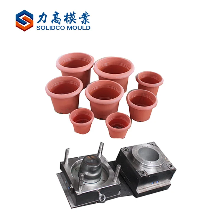 Injection Molding Flower Pot Molde Made In China Plastic Garden Flower ...