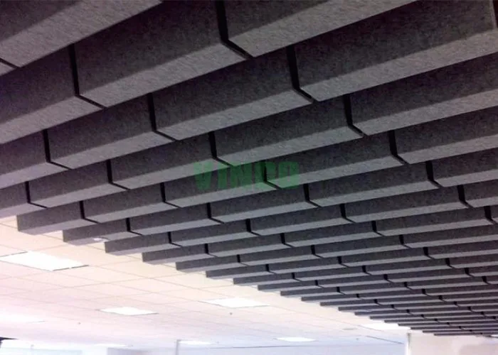 High Density Sound Absorbing Wall Light Acoustic Polyester Fiber Panel ...