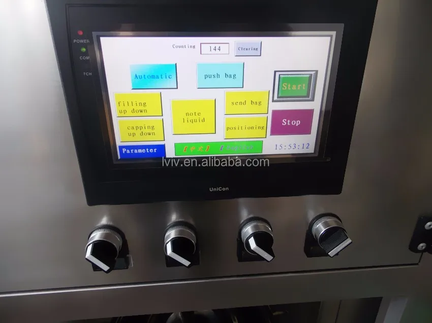 Korea Ice Soju Drink Pouch Filling Capping Machine +86 18032710872