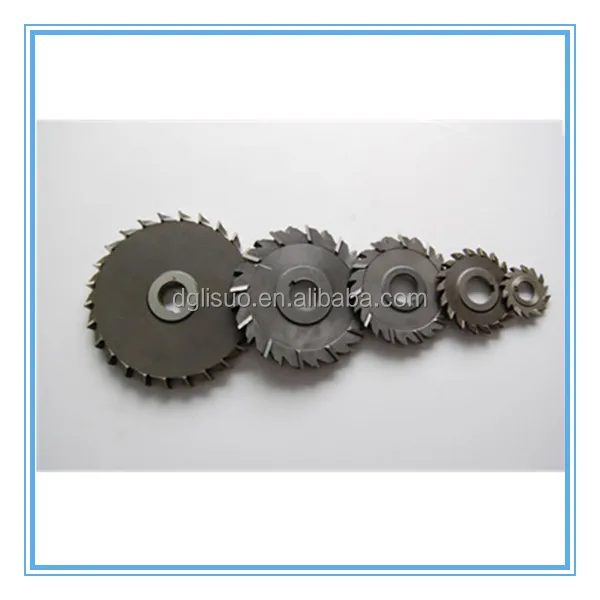 Metal Slitting Saw Milling Cutter With Carbide Insert - Buy Three-edge ...