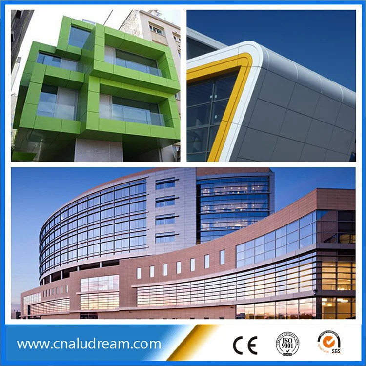 Aluminum Composite Panel Facade Acm Panel Wood Exterior Wall Cladding ...