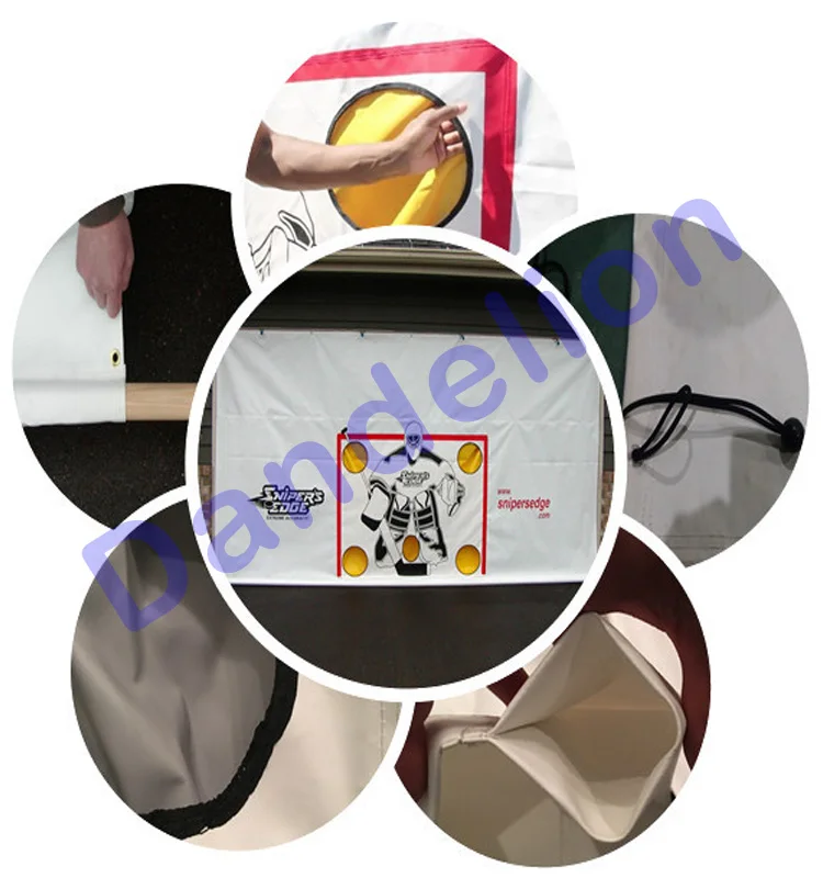 Custom 8ft X 16ft Ice Hockey Shooting Tarp - Durable & Waterproof