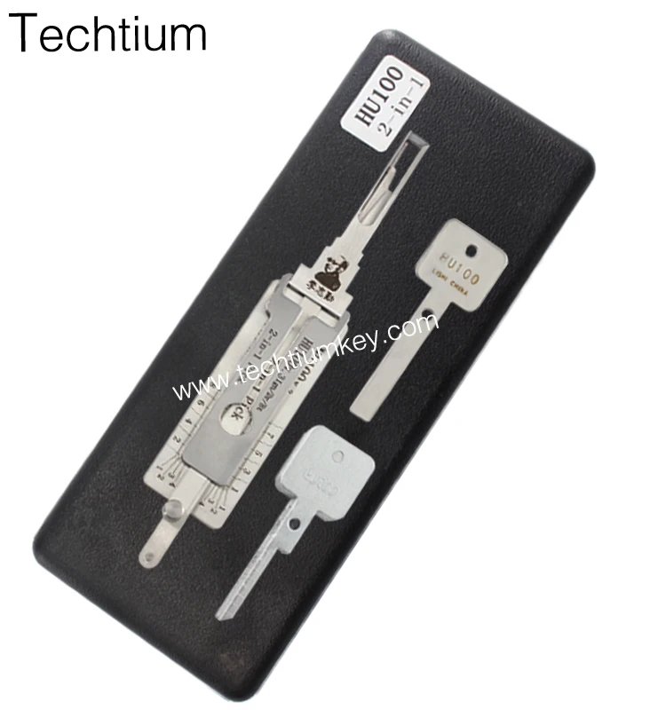 Original Lishi Hu100 Lock Pick And Decoder Together 2 In 1 Tools ...