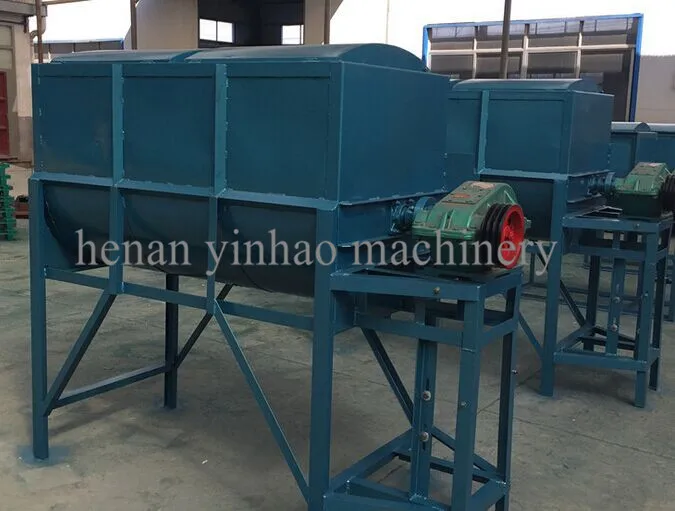 Wood Sawdust Glue Mixer 1000kg Horizontal Plastic Mixer Blend Mixer ...