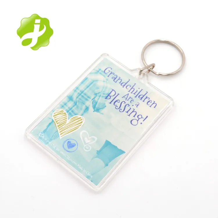 Custom All Size Rectangle Acrylic Keychains - Free Sample