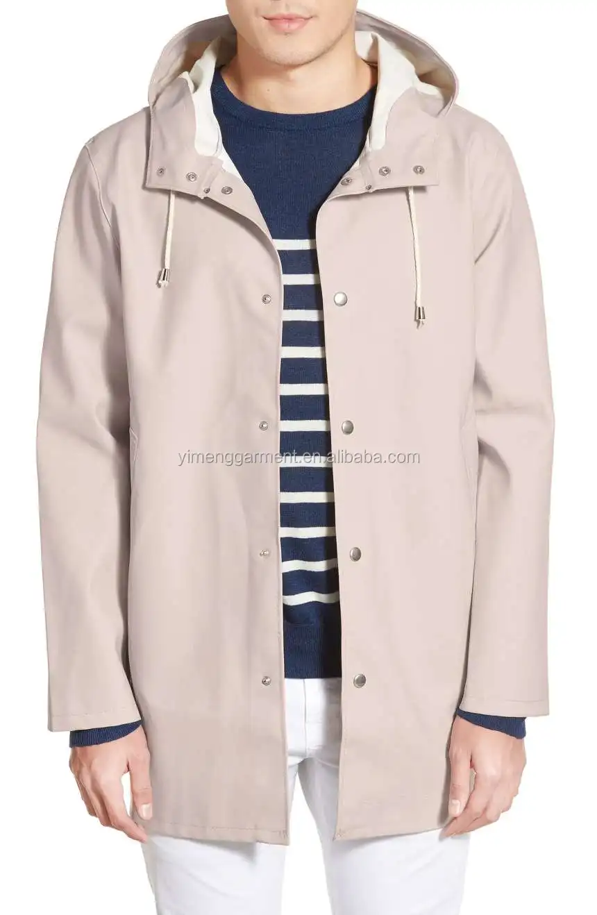 Trendy Custom Design Pvc Polyester Long Fashion Waterproof Raincoat ...