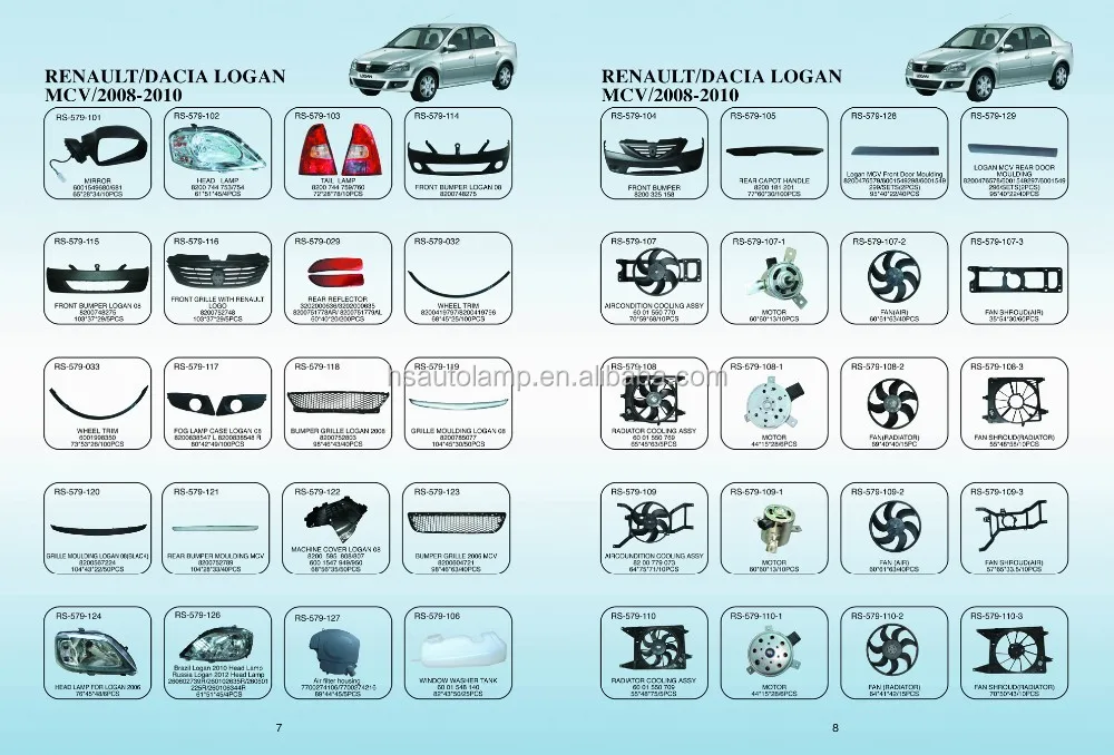 Renault Dacia Logan Lámpara Trasera,Luces Traseras 6001546795 ...