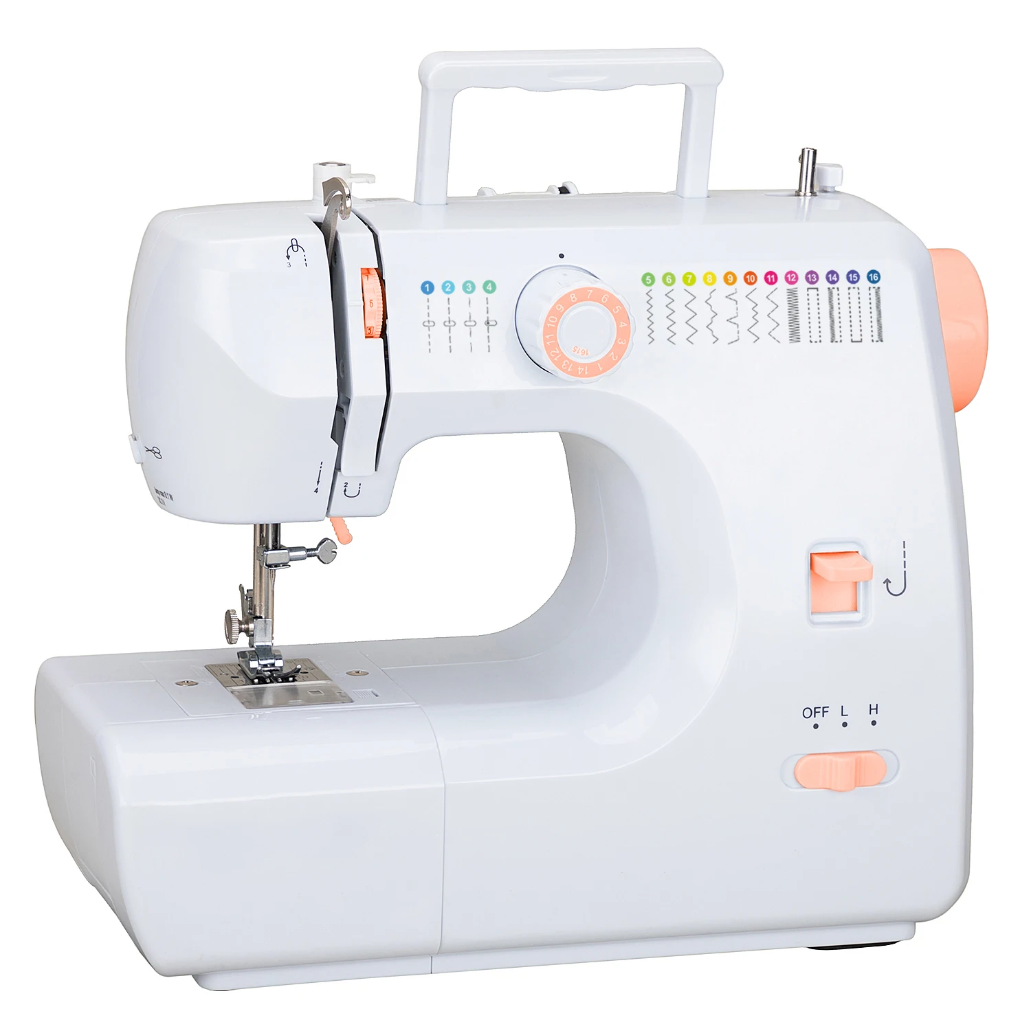 Domestic Brand Portable Sewing Machine With Buttonhole Sewing Fhsm-506 ...