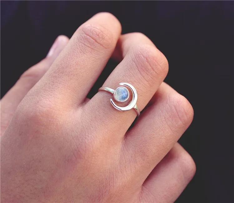 Moonstone Rings for Women - Vintage Moon Ring Collection