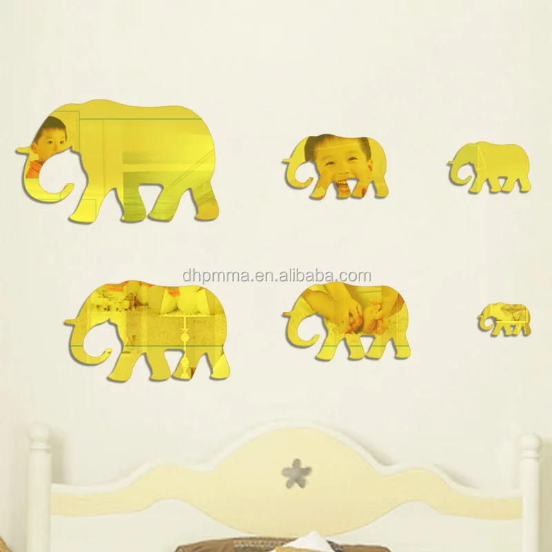 Children Room Safety Acrylic Wall Mirror With Self Adhesive Back ...