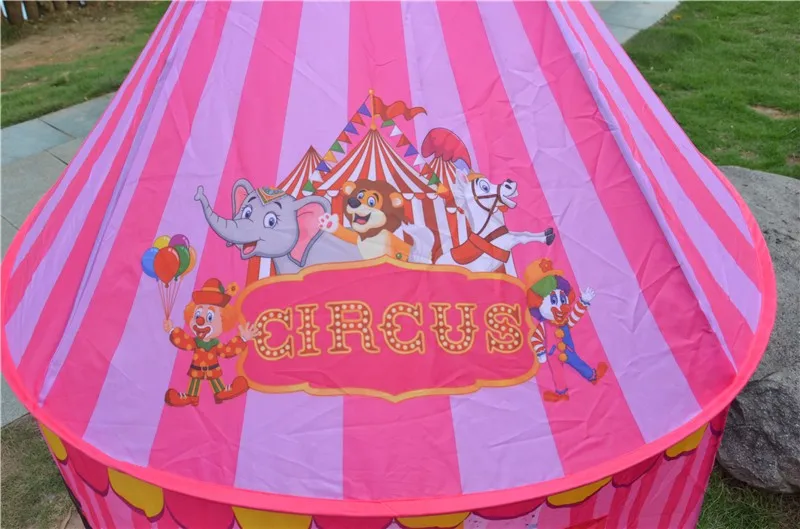 Play Tent For Kids Vibrant Pink Toy Circus Tent In Sturdy Carrying Bag ...