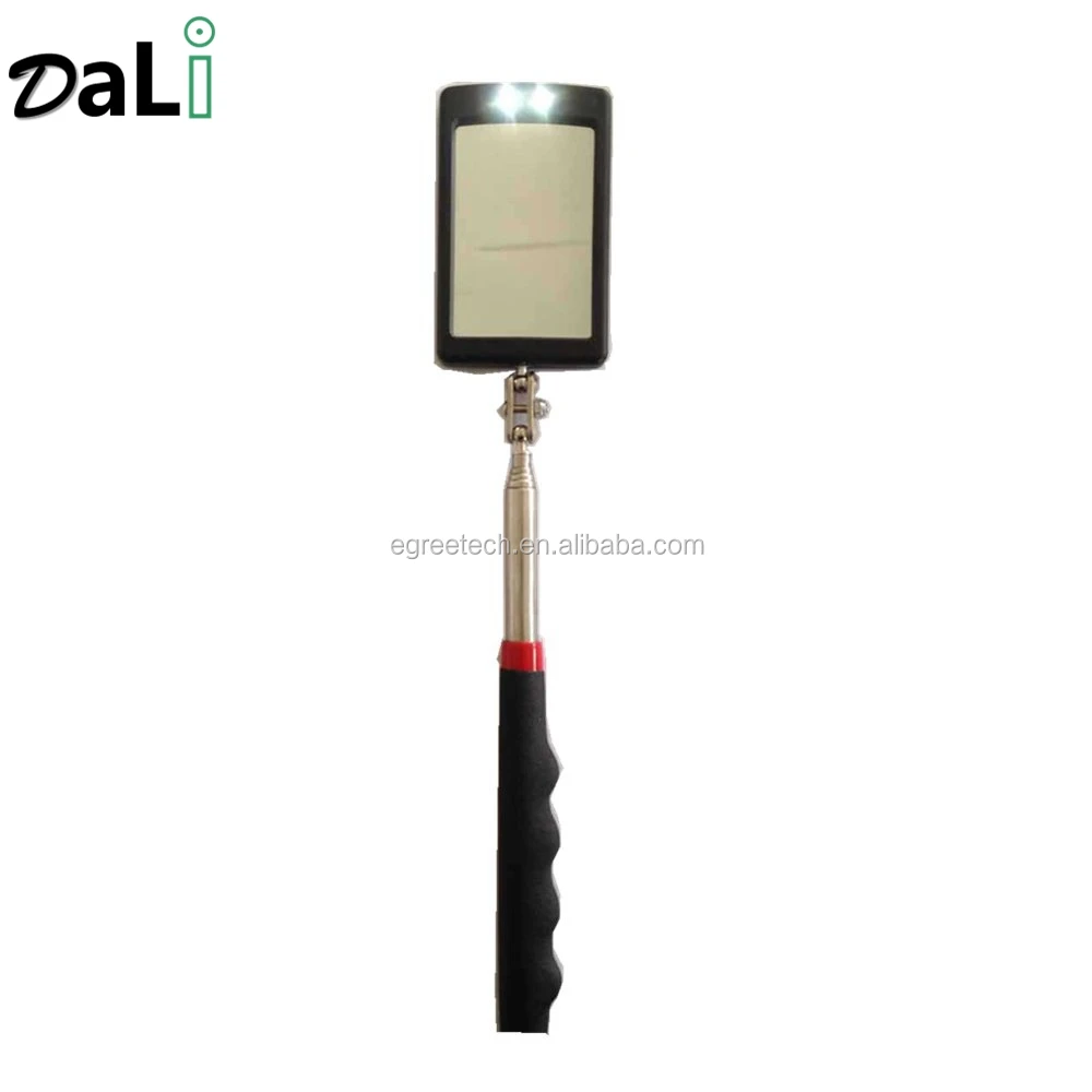 Inspection Mirror,Telescoping Led Lighted Inspection Mirror Flexible ...