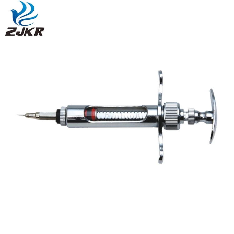 Cettia Veterinary Metal Syringe Gun For Cow Phthisic Vaccine Injection ...