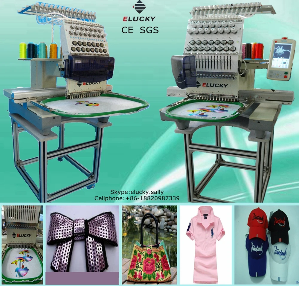 High Quality Single Head Computer Embroidery Machine Sewing Machine ...