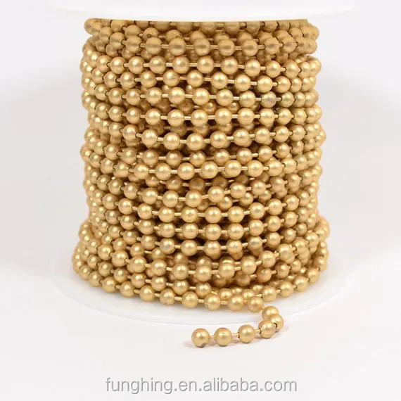 8mm 10mm 12mm Metal Ball Chain For Window Curtain Door Curtain - Buy ...