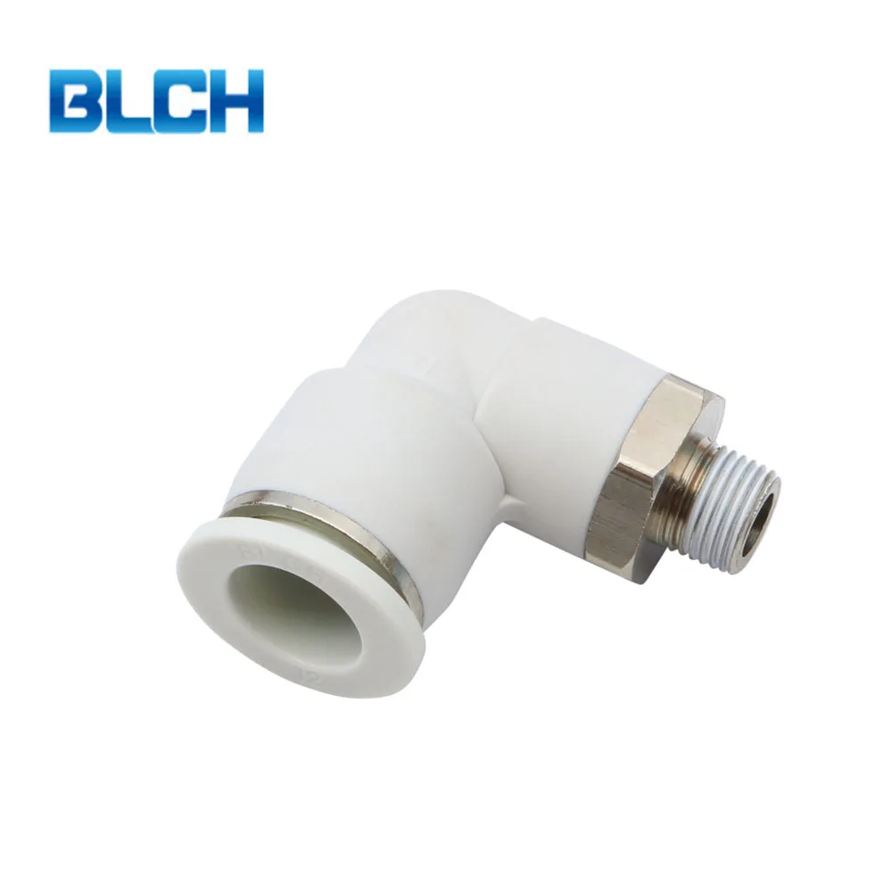 Buying In Bulk Wholesale Pneumatic White Fittings Pl L-type Elbow Pl 6 ...