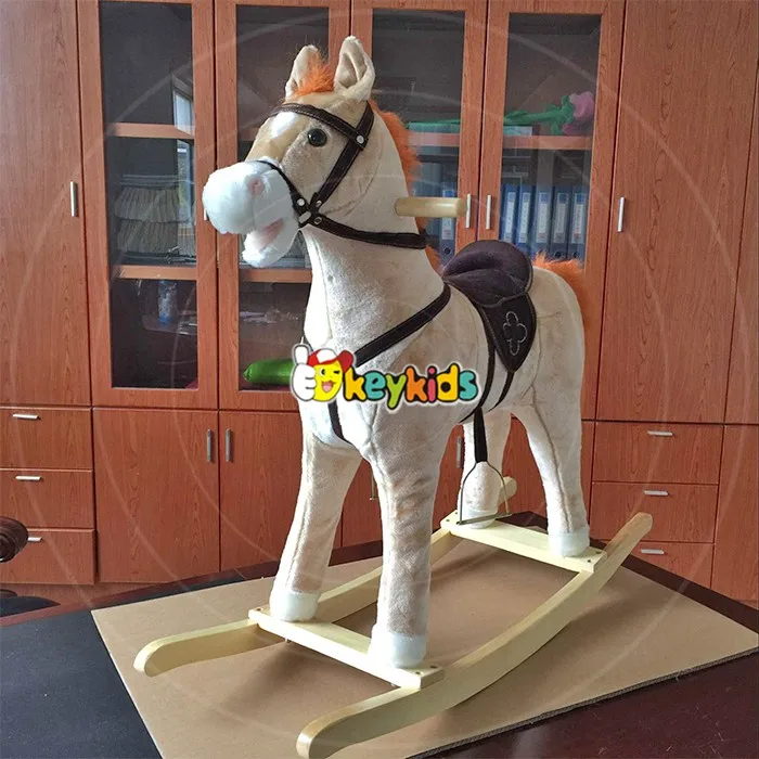Wholesale Cheap Kids Wooden Rocking Horse Toy With Horse Sound W16d089 ...