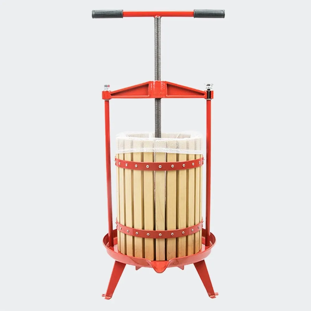 18L Spindle Wood Press Fruit Presser - Make Cider Easily