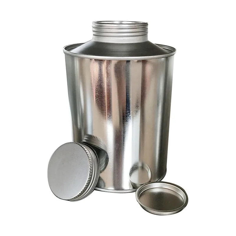 Screw Top 900ml Adhesive Glue Tin Can Manufacturer With Caps And Lids ...