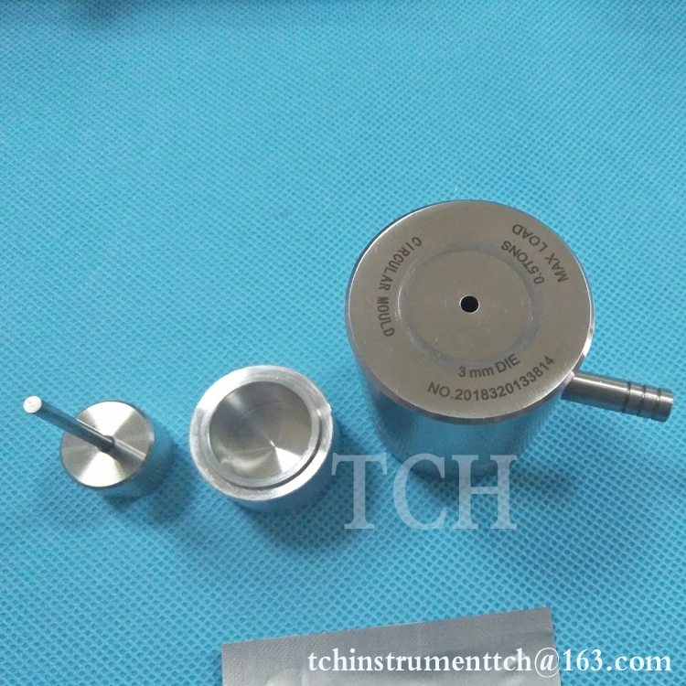 Lab Pellet Pressing Die Set for 3mm Cylindrical Samples