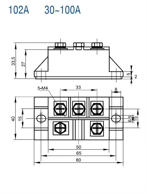 three Phase Bridge Diode Rectifier Module MDS400A - Rectifiers - Wolfchip.com