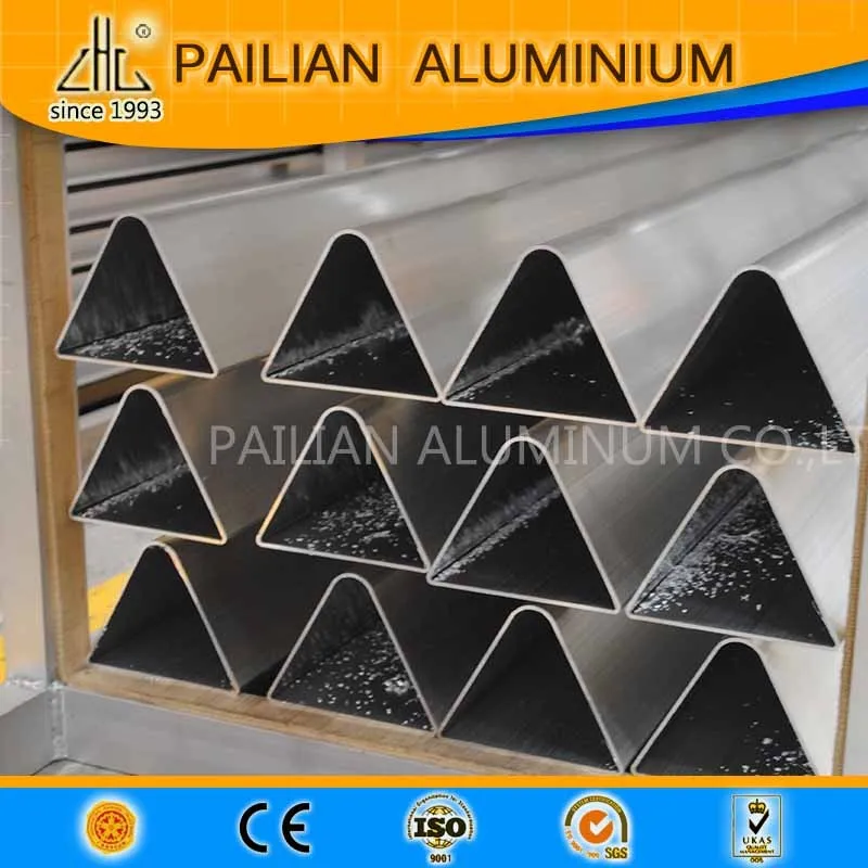 Aluminium Extruded Triangle Aluminum Pipe Triangle Tube/aluminum ...