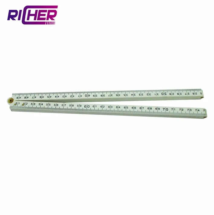 Plastic Carpenter Folding Rule 1M 4F with Custom Advertising