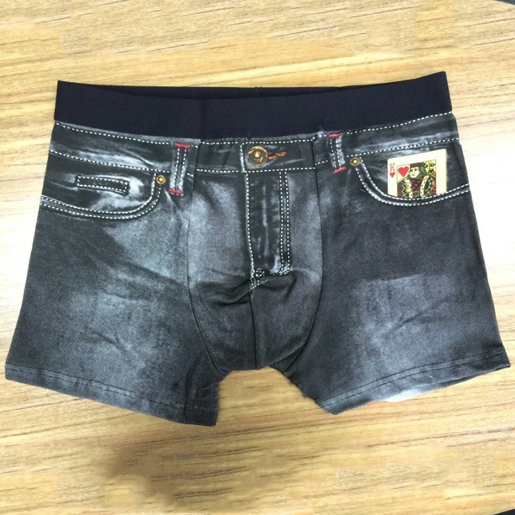 Clear Jeans Printing Man Boxer Shorts Boxer Briefs Boy Underwear - Buy ...