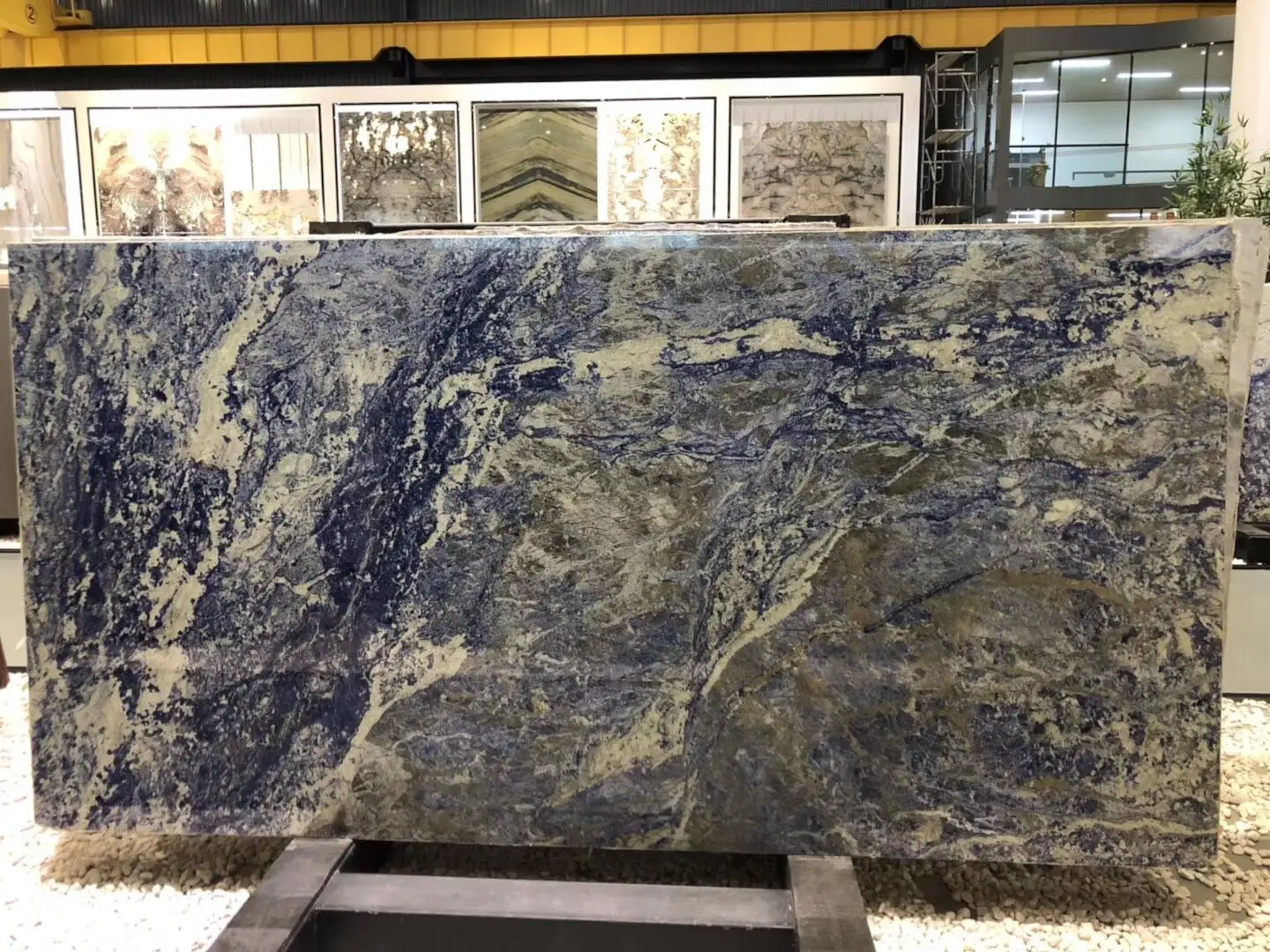 Raw Brazil Sodalite Blue Marble Slab - Luxury & Durability