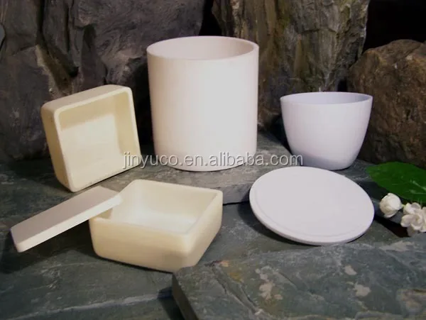 Alumina Ceramic Al2o3 Crucible For Melting Lead Glass - Buy Al2o3 ...