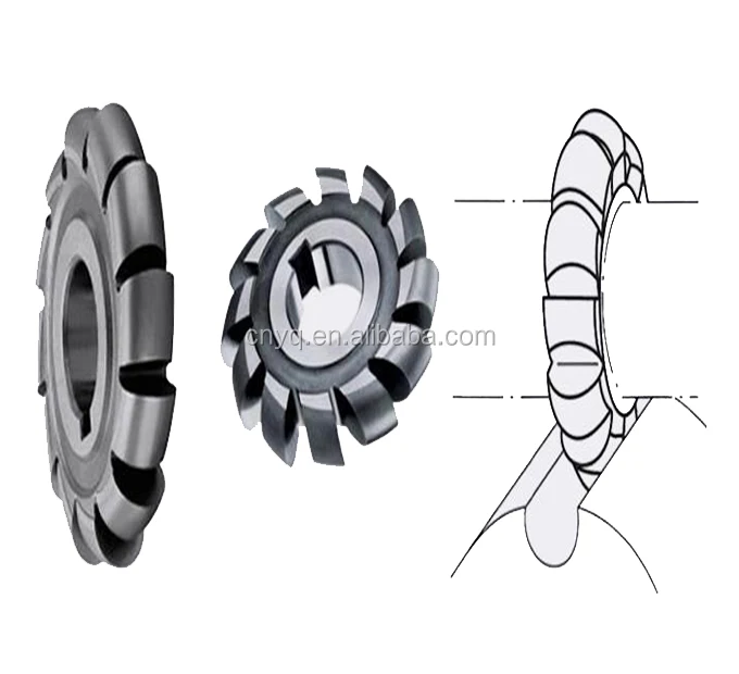 Hss M2 R2.5 Radius Convex Formed Milling Cutter - Buy Radius Milling ...