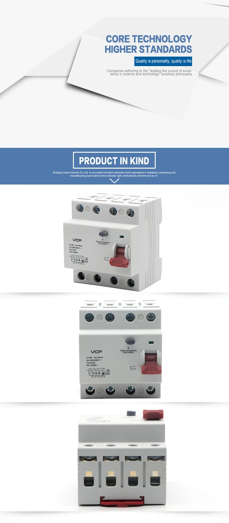 Motorized Circuit Breaker Control Switches 1 P 2p 3p 1a To 63a Dc Elcb ...