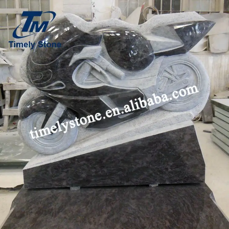 Tombstone Factory Unique Headstone Designs Motorcycle Design - Buy ...