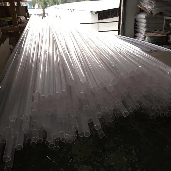 High Transparent Extrusion PC/PMMA Plastic Profile High Quality Tube ...