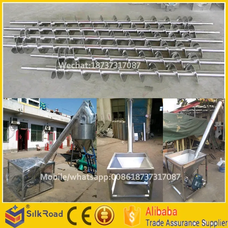Stainless Steel Auger Screw Elevator/conveyor For Powder - Buy Auger ...