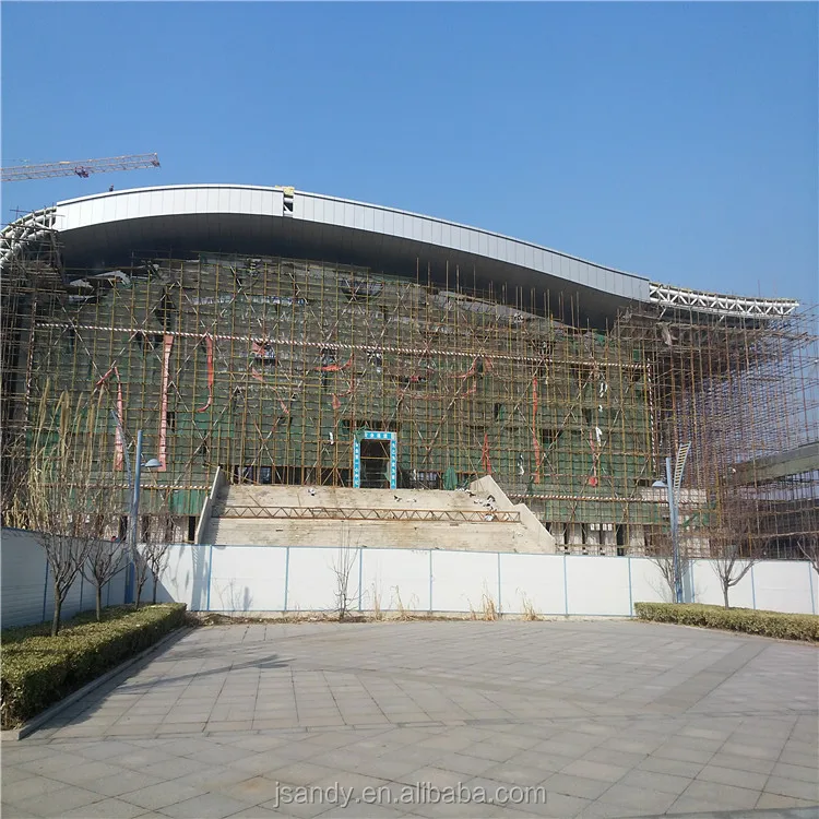School Sport Hall Of Prefab Long Span Steel Truss Roof Steel Space ...
