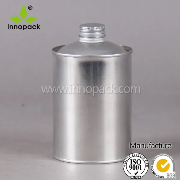 250ml/500ml/1l Empty Aerosol Can Metal Oil Can Silver Round Empty Metal ...