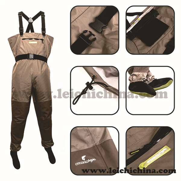 Waterproof Breathable Fishing Chest Waders - Buy Waders,Chest Waders ...
