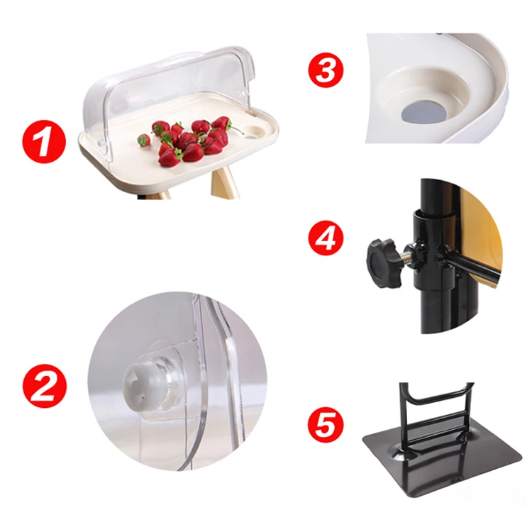 2019 New Style Food Sampling Stands Disposable Food Packaging Tasting ...