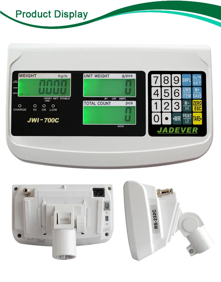 New Product Jwi-700c Electronic Weight Counting Indicator For Weighing ...