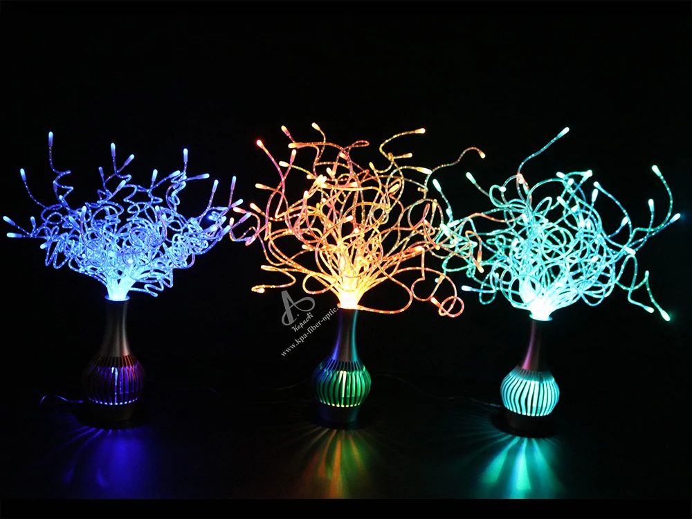 7 Color Twistable Rgb Led Fibre Optic Flower - Buy Fibre Optic Flower ...