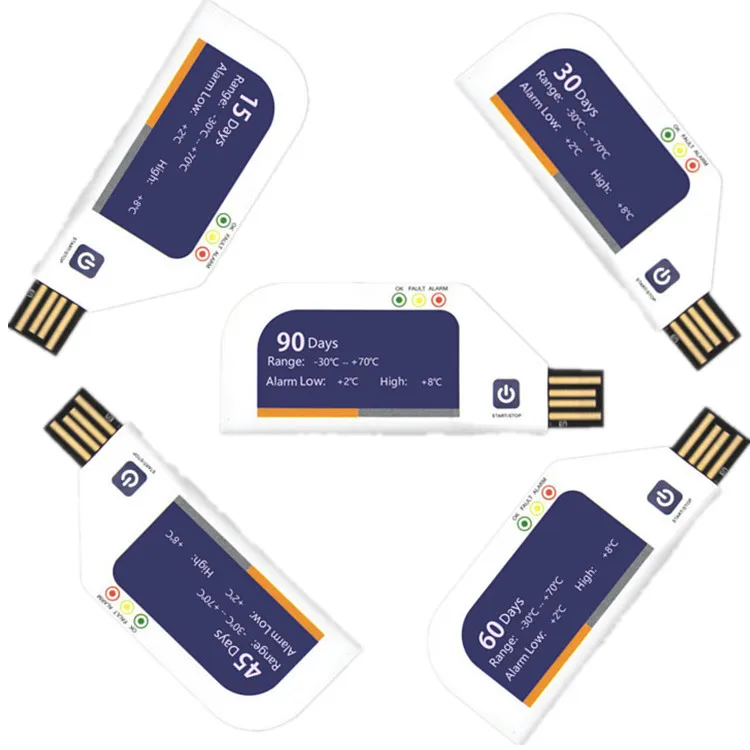 100days Single Use Pdf Data Logger Temperature Humidity For Cold Chain Use - Buy Single Use Pdf ...