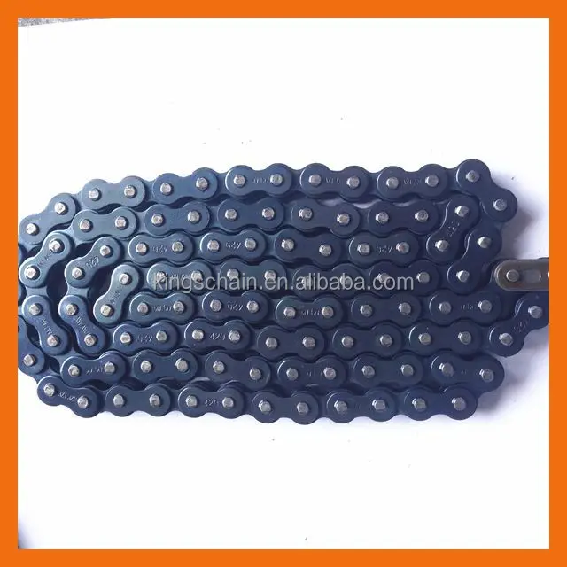 4 Side Rivetted Natural Color 428-96l Motorcycle Roller Chain For ...