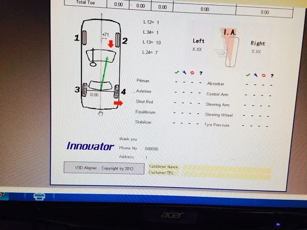 Automatic Auto Tracking 3d Wheel Alignment With Global Vehicle Database ...
